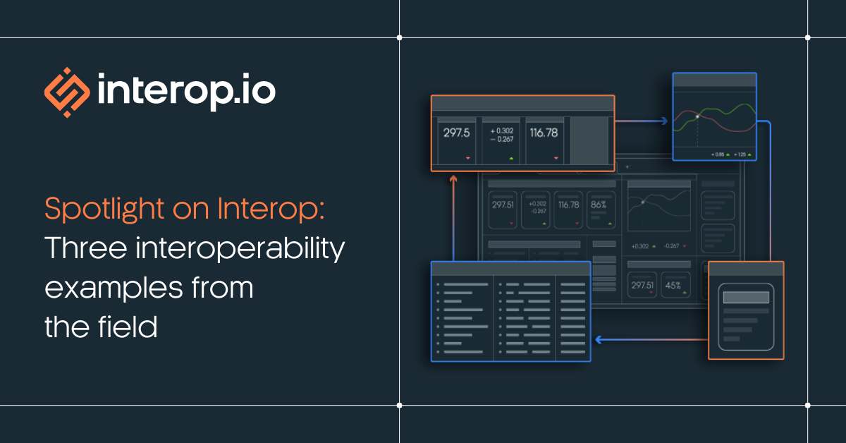 Spotlight on Interop: Three interoperability examples from the field ...